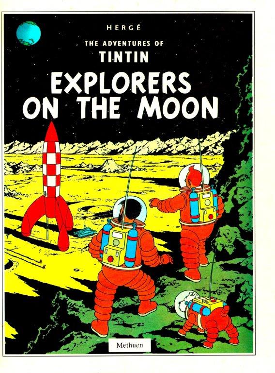 Tintin: Explorers on the Moon de Hergé - Manuseado