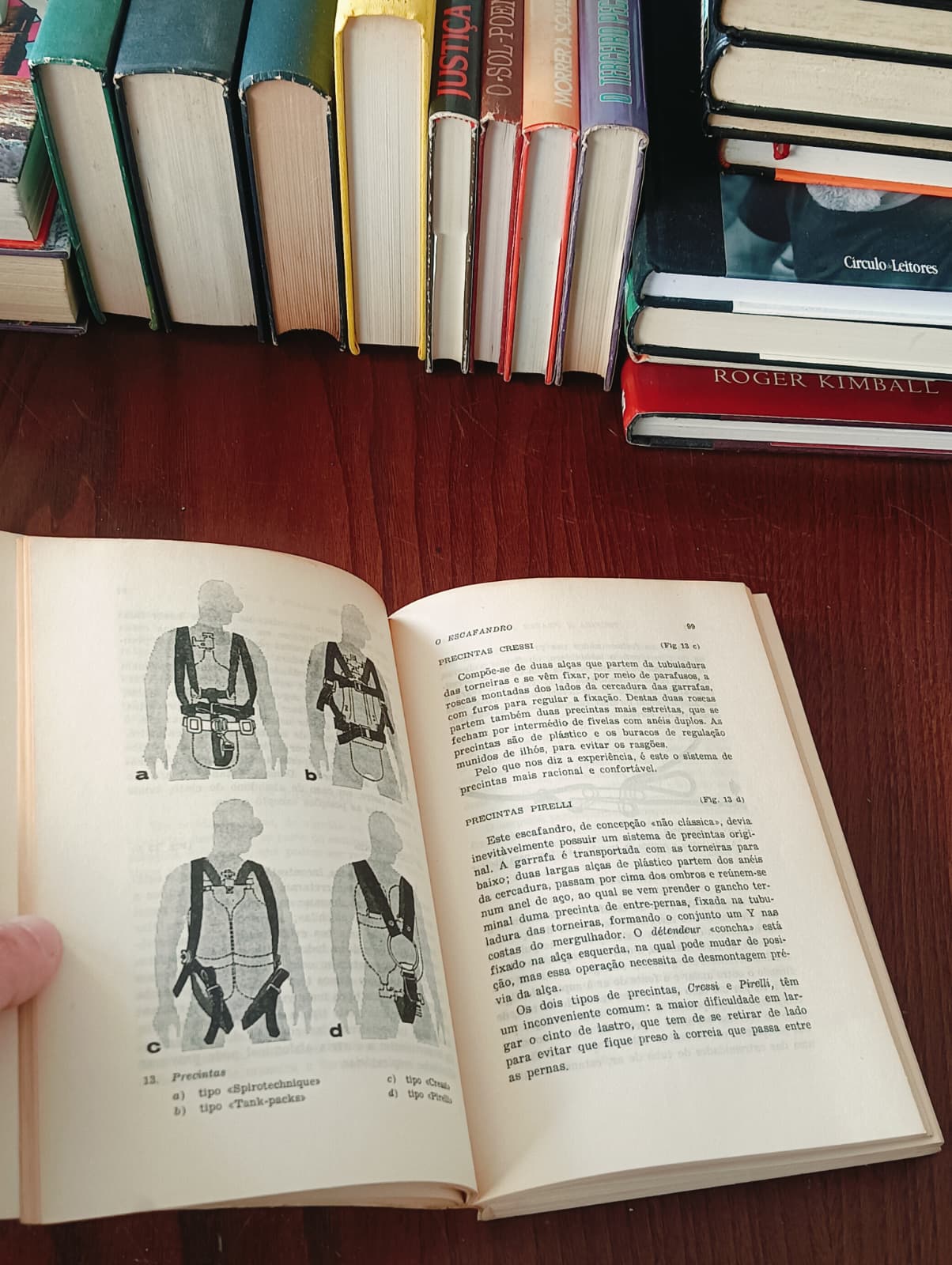 Técnica e Prazer de Mergulhar de Guy Polet - Manuseado